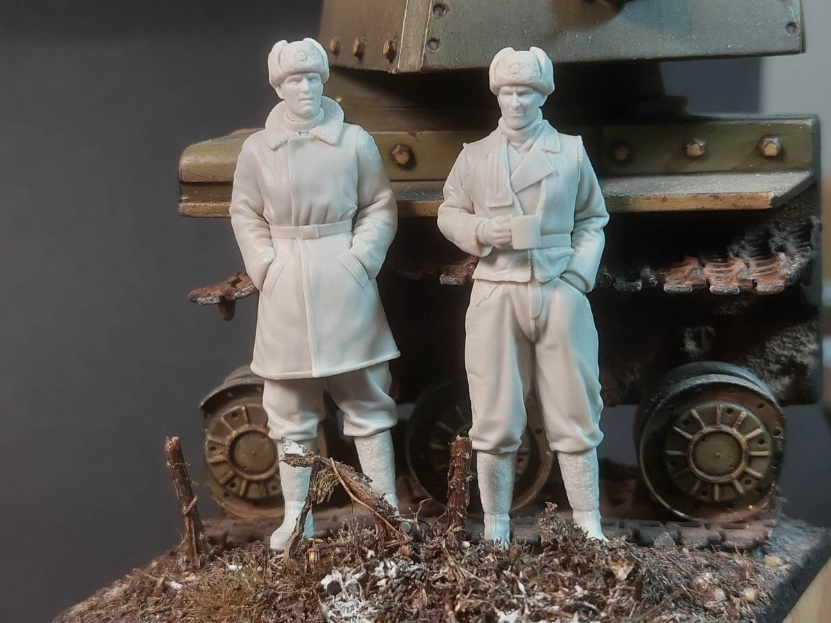 German tank officers in winter clothing set WWII – Exter Company