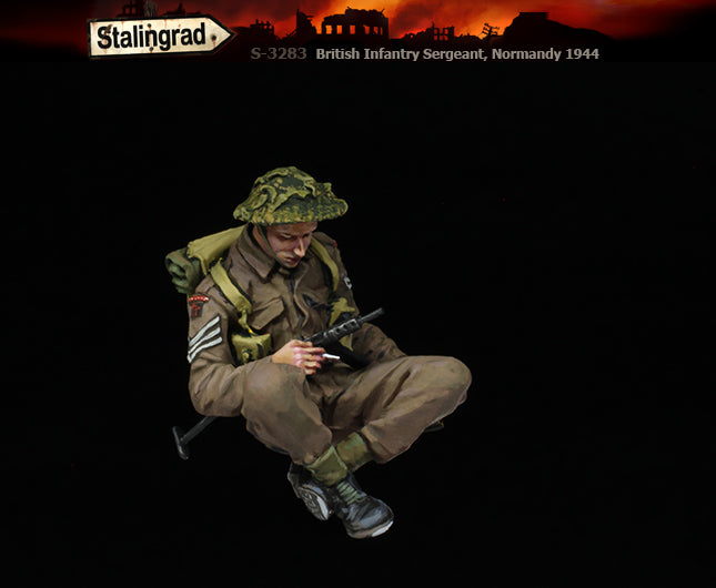 British Infantry Sergeant Normandy 1944 WWII – Exter Company