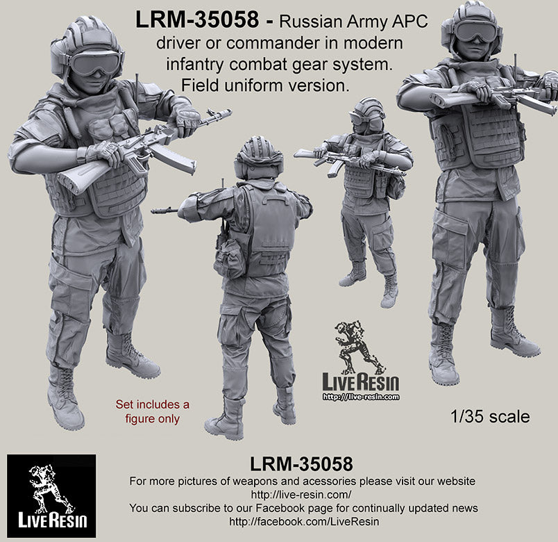 Russian Army APC Driver or Commander in modern Gear #2 – Exter Company