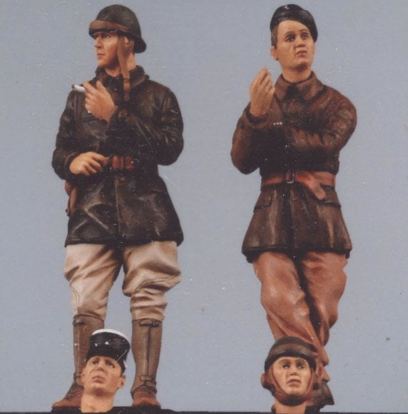 French tank commander with radio in 1940 – Exter Company